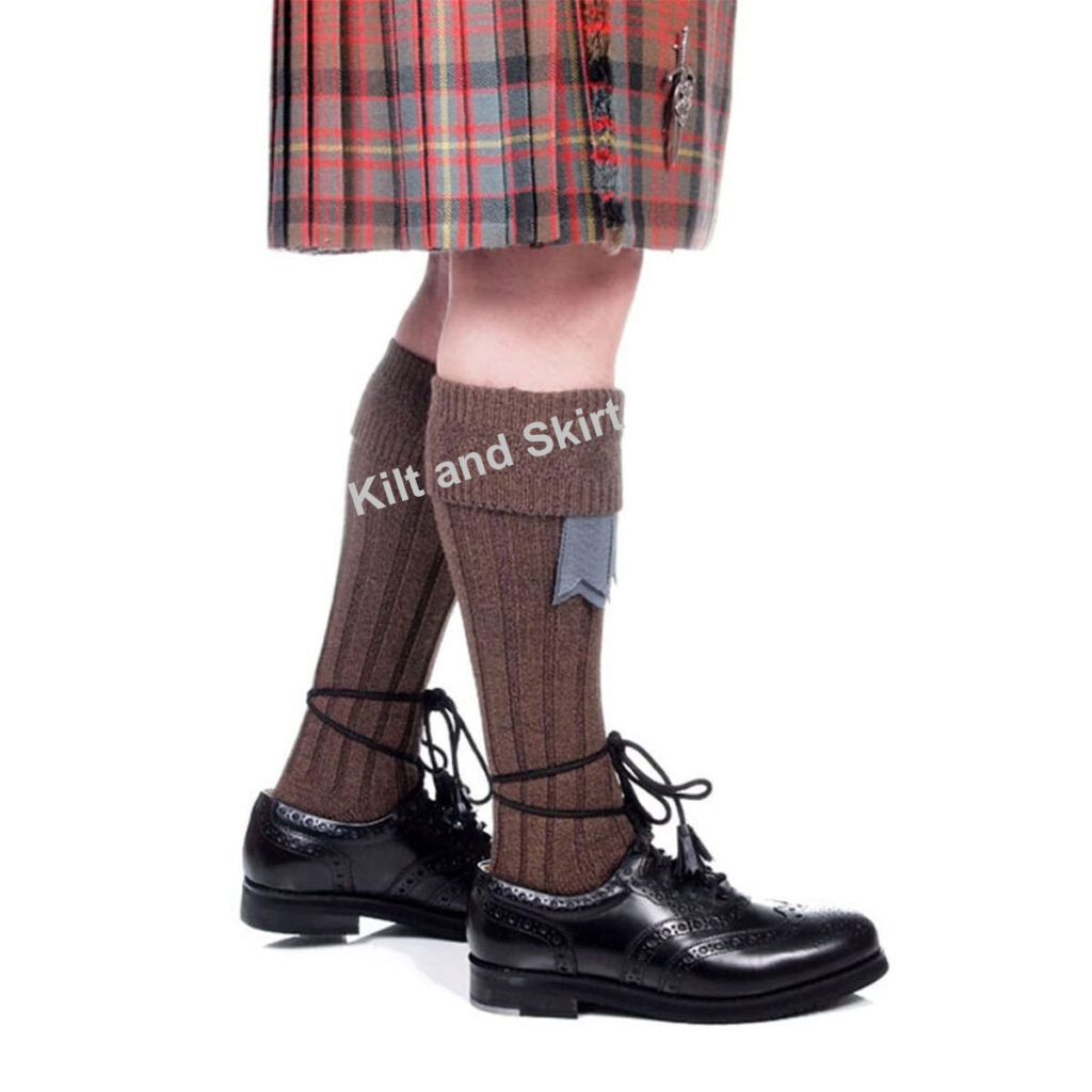 Brown Kilt Hose - Custom Made Kilts According To Customer's Desires